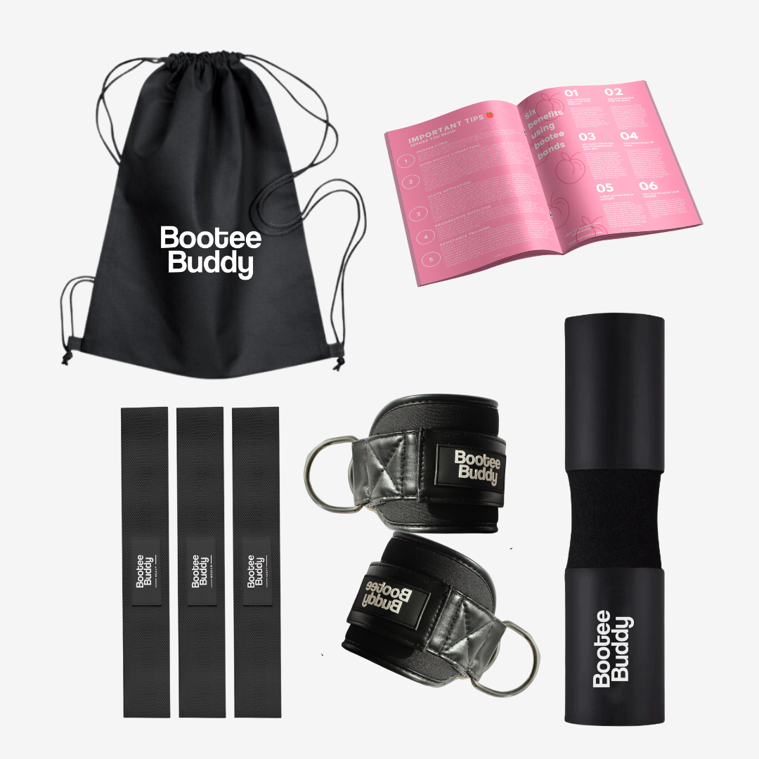 Full Glute Workout Gym Bundle - Black | SAVE 38% | Bootee Buddy
